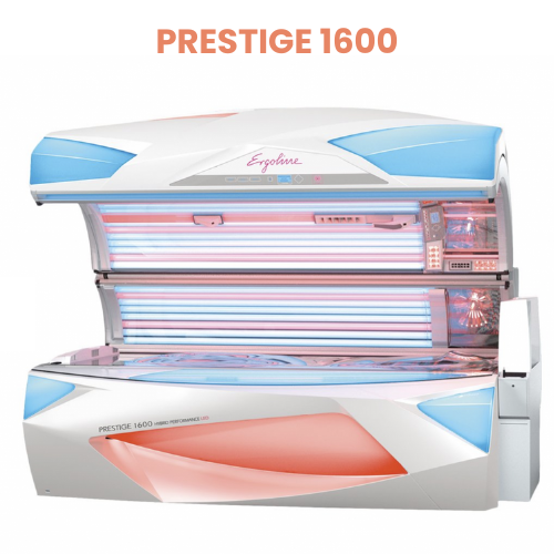 Zonnen met de Ergoline Prestige 1100 zonnebank - Sunsen Zonnestudio